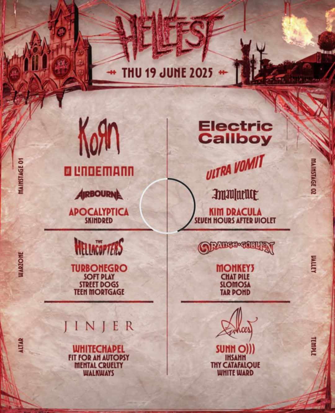 Hellfest 2025, le line-up est arrivé