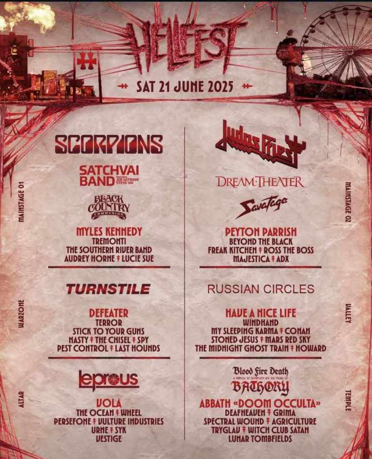 Hellfest 2025, le line-up est arrivé