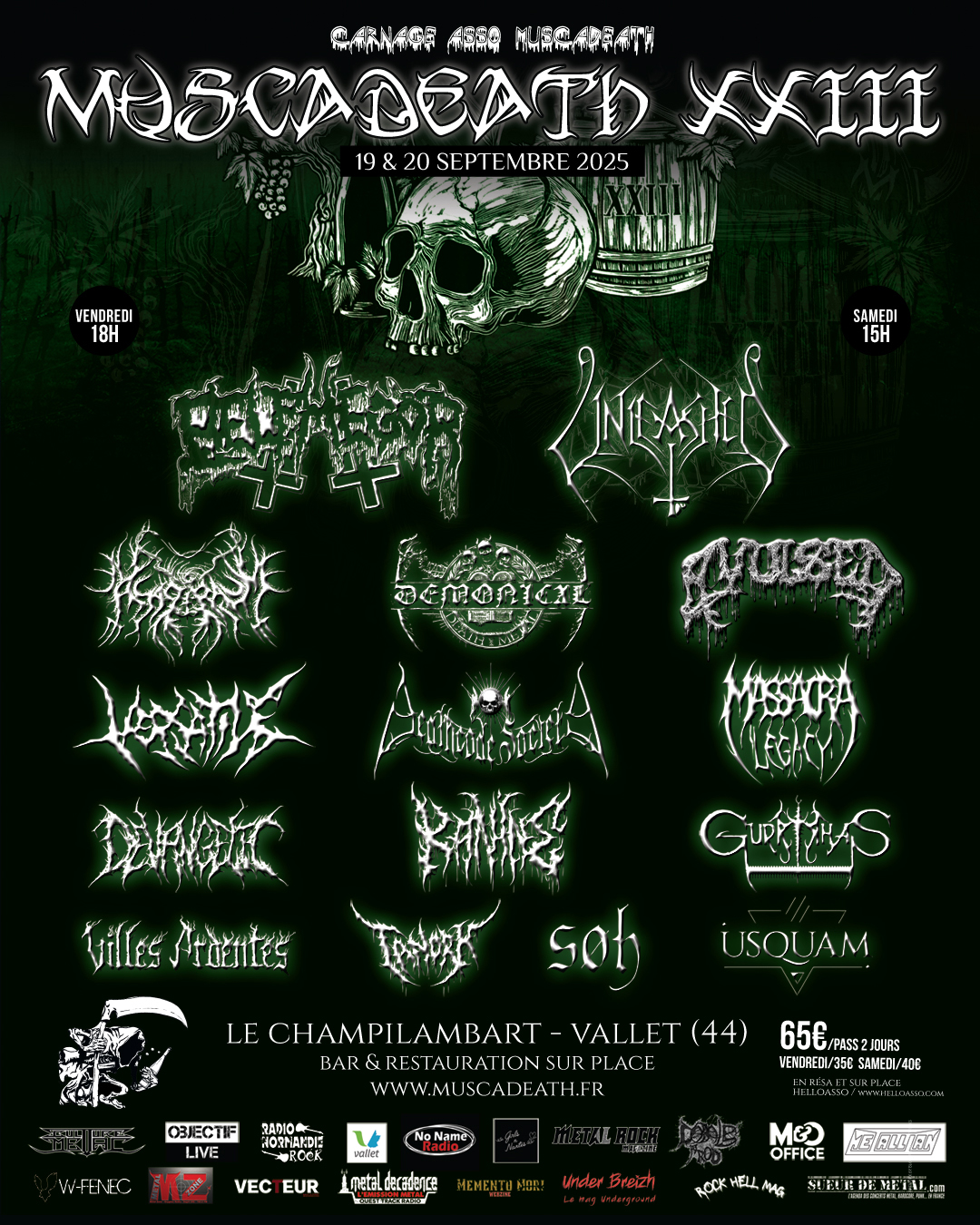 Avulsed – Death-metal legend, Muscadeath 2025